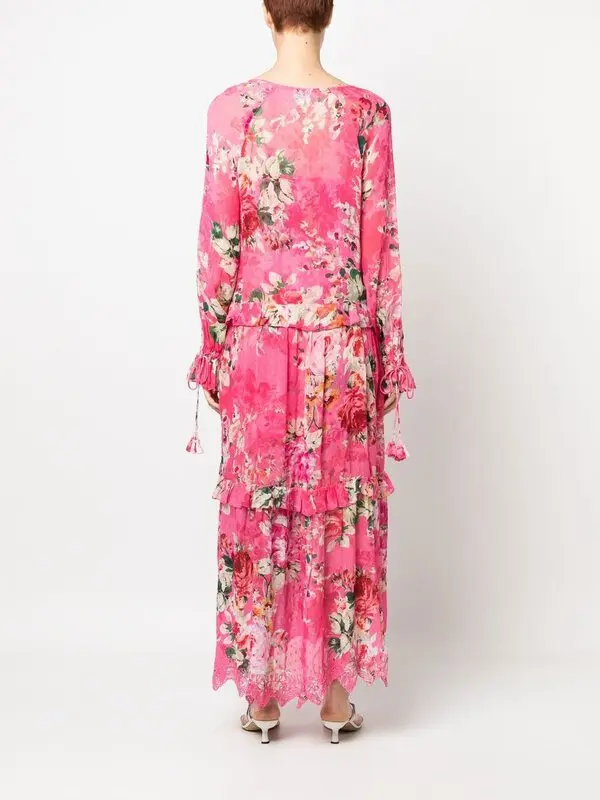 Hemant & Nandita Tula Floral-print Dress