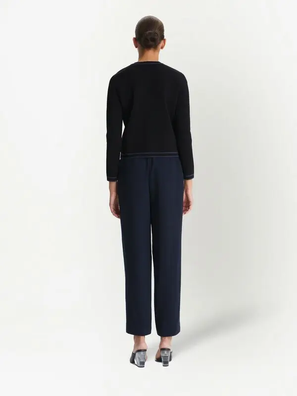 Tory Burch Kendra Jacquard Cardigan - Black