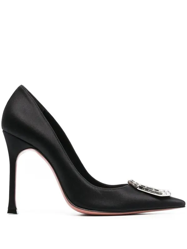 Amina Muaddi Camelia 105mm Pumps - Black