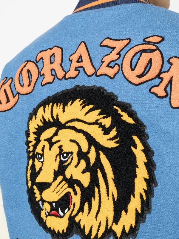 AWAKE NY Wool Blend Sport Jacket With Lion Patch
