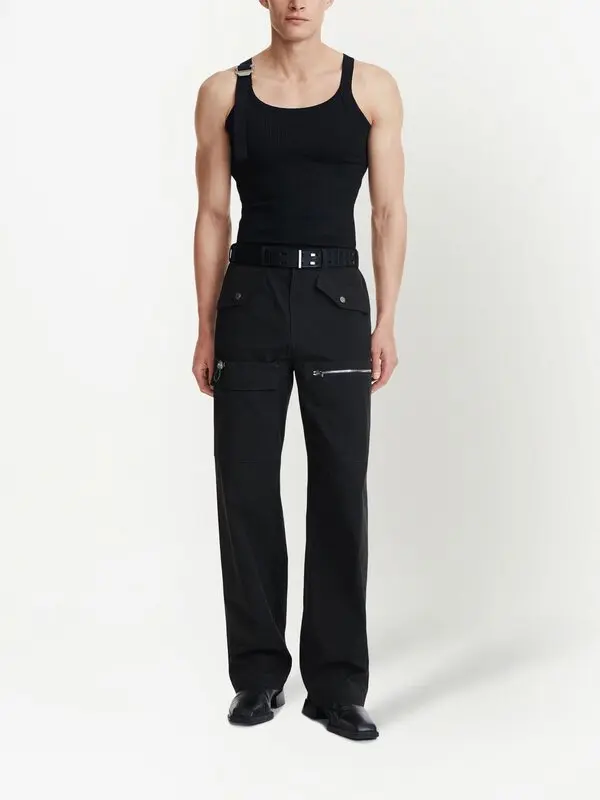 DION LEE Multi-pocket Straight-leg Trousers