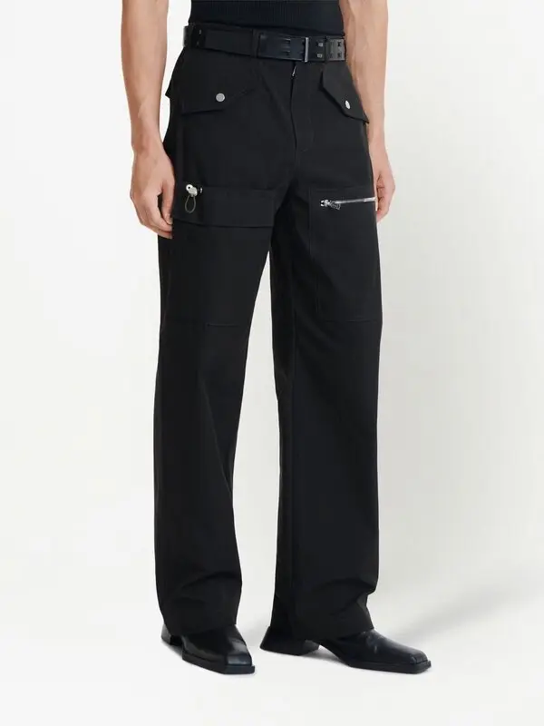 DION LEE Multi-pocket Straight-leg Trousers