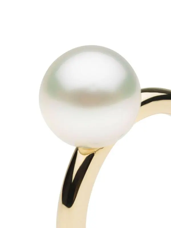 AUTORE MODA 10kt Yellow Pearl Ring - Gold