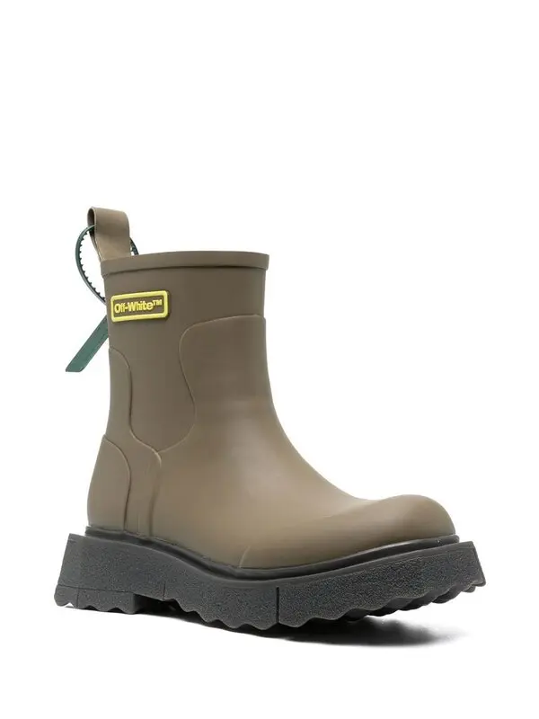 Off-White Sponge Ankle Boots