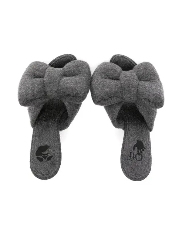 Off-White Allen Bow-detail Sandals - Grey
