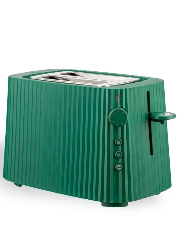 ALESSI Plissé Matte Toaster - Green