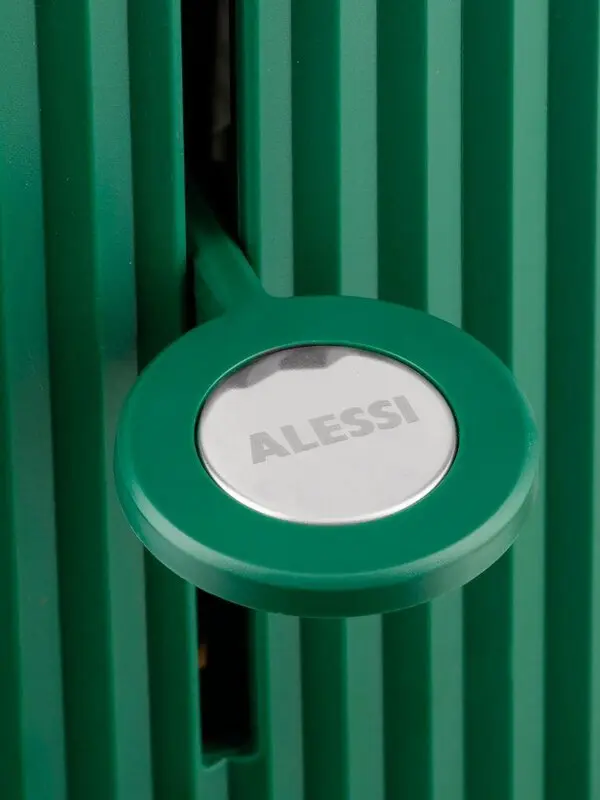 ALESSI Plissé Matte Toaster - Green