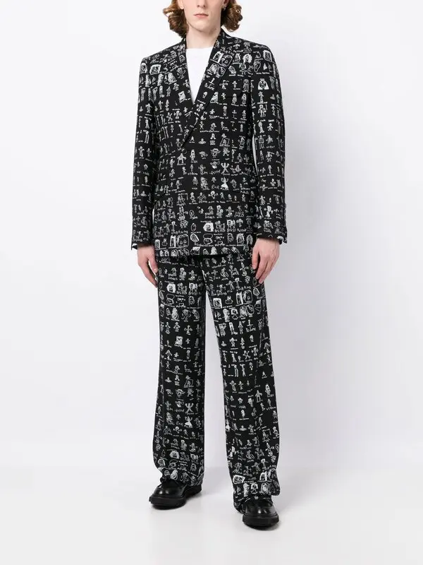 VIVIENNE WESTWOOD All-over Graphic Print Trousers