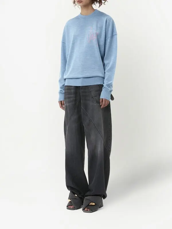 JW Anderson Logo-print Crew Neck Sweatshirt