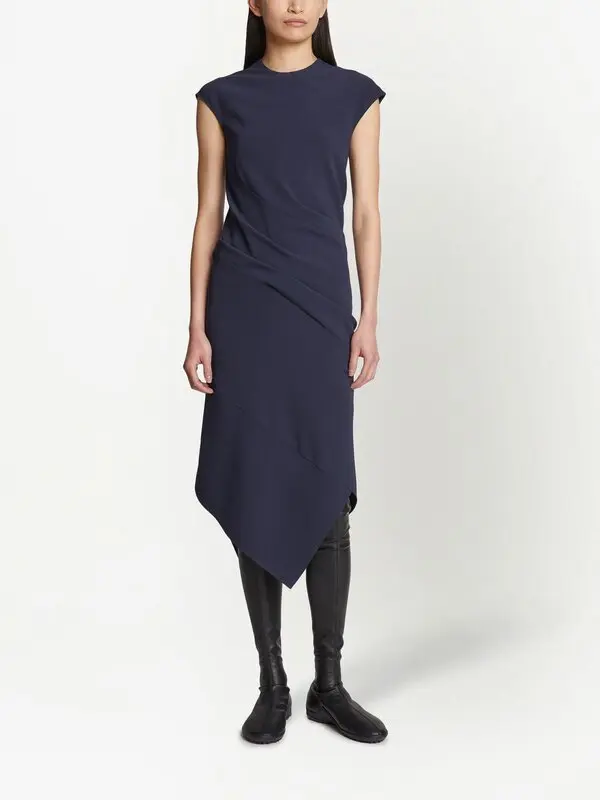 Proenza Schouler Draped Asymmetric Hem Dress