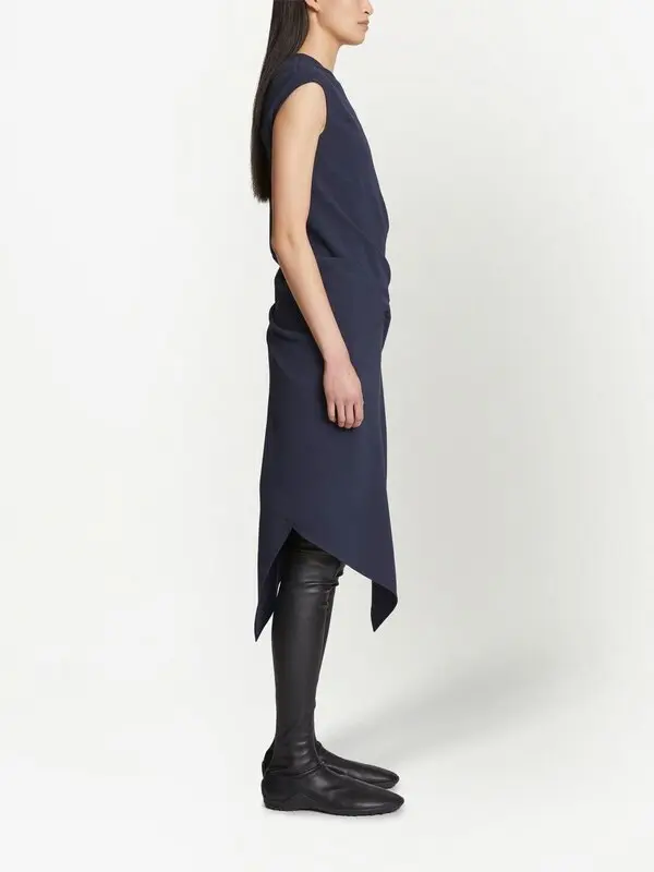 Proenza Schouler Draped Asymmetric Hem Dress