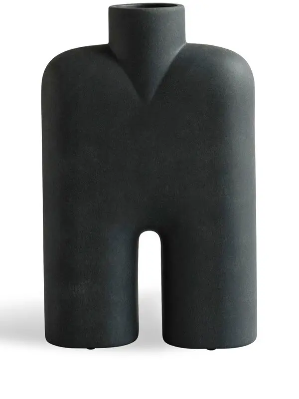 101 COPENHAGEN Cobra Hexa Tall Vase - Black