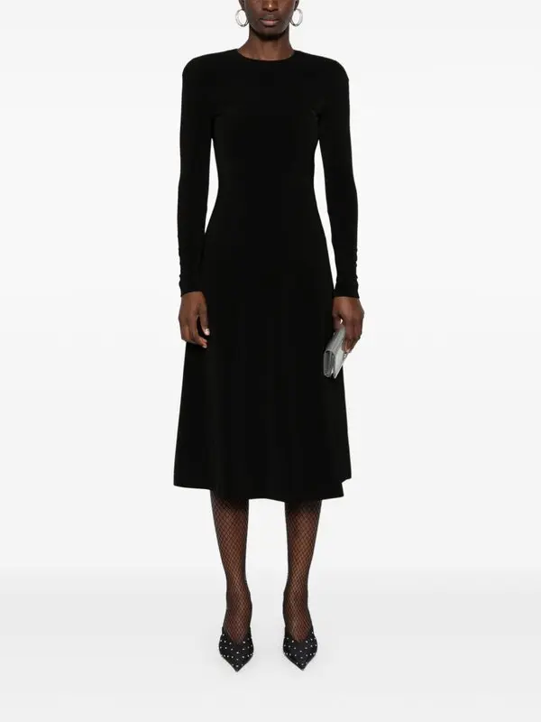 Balenciaga Long-sleeve Midi Dress