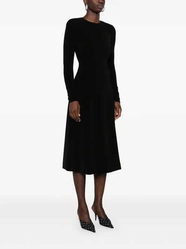 Balenciaga Long-sleeve Midi Dress
