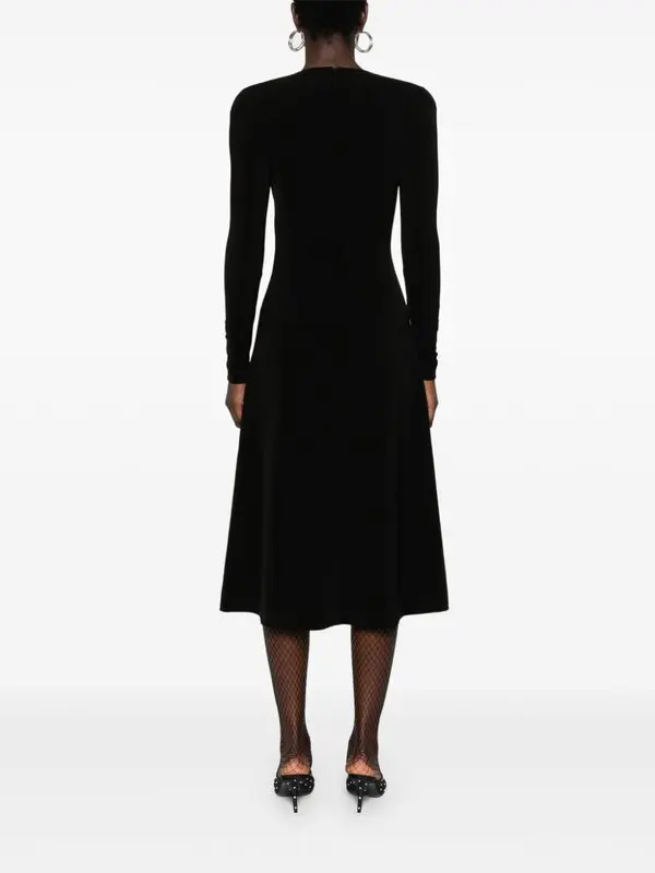Balenciaga Long-sleeve Midi Dress