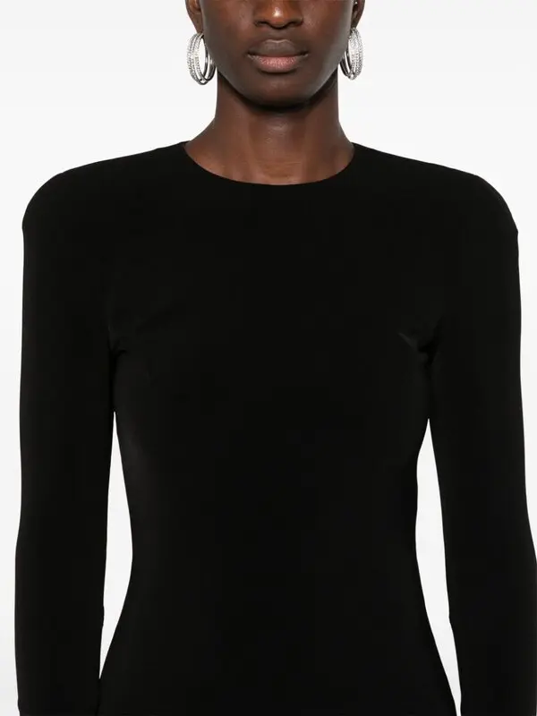 Balenciaga Long-sleeve Midi Dress
