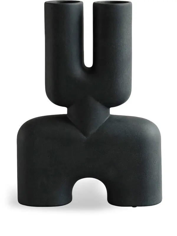 101 COPENHAGEN Cobra Double Hexa Vase - Black