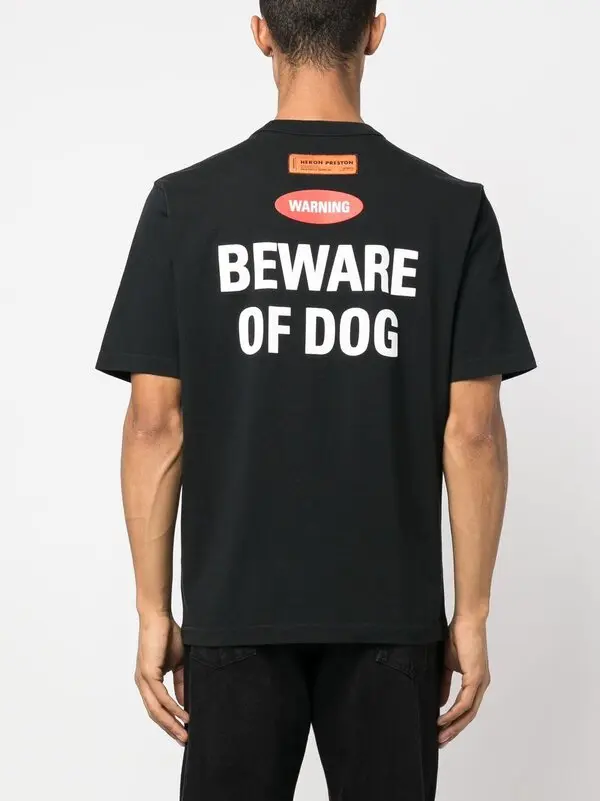 Heron Preston Beware Of Dog-print T-shirt