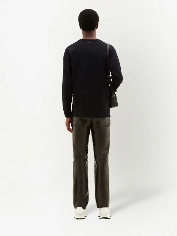 COURREGES Reedition Faux-leather Trousers - Brown