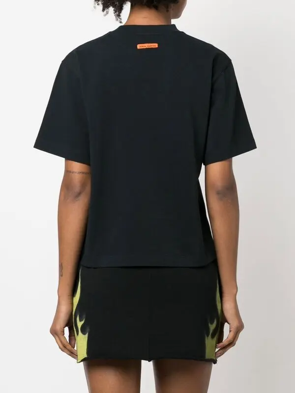 Heron Preston Logo-embroidered T-shirt - Black
