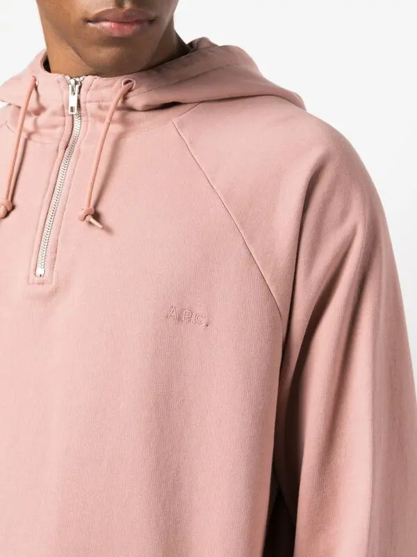 A.p.c. Ethan Half-zip Hoodie