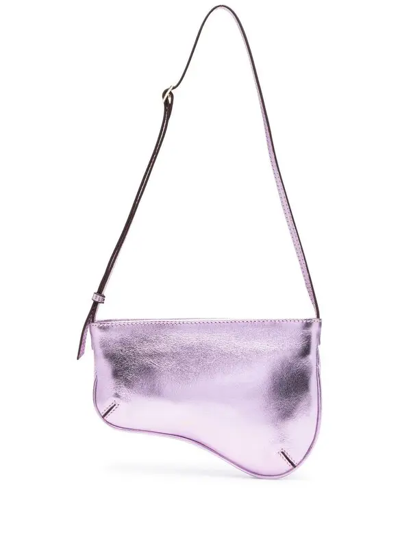 Manu Atelier Curve Leather Shoulder Bag