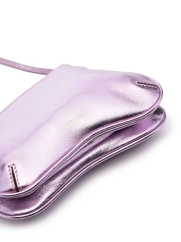 Manu Atelier Curve Leather Shoulder Bag