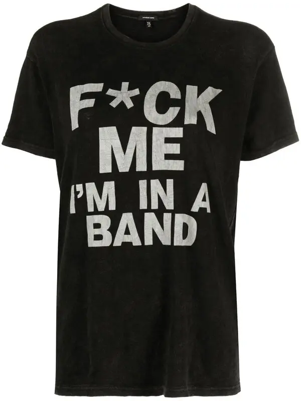 R13 Slogan-print T-shirt