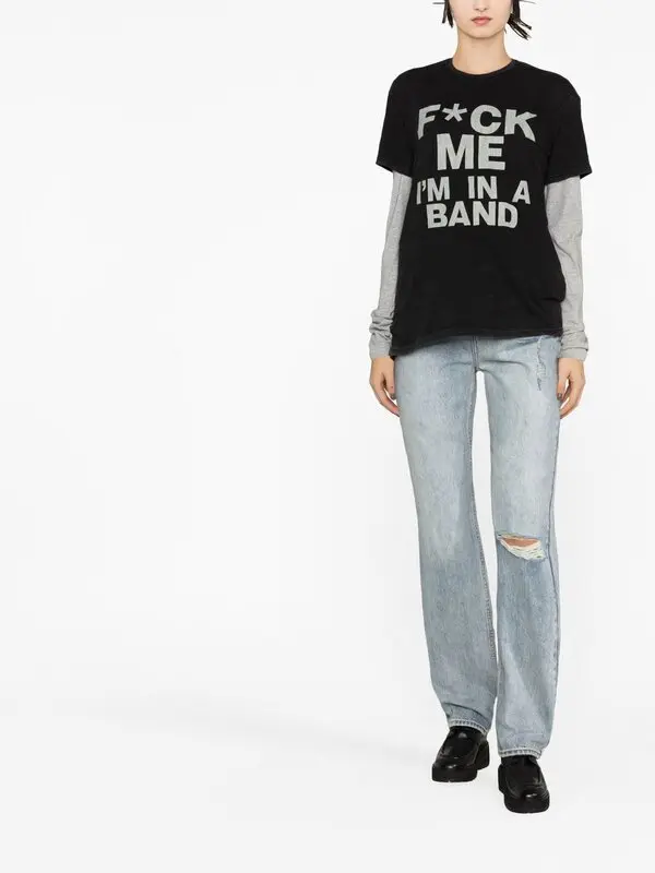 R13 Slogan-print T-shirt