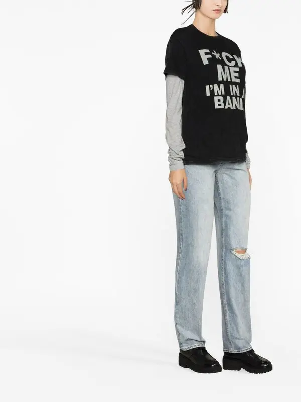 R13 Slogan-print T-shirt