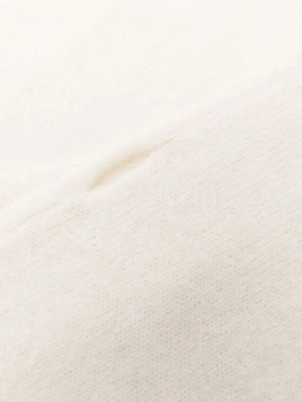 LISA YANG Aspen Cashmere Fingerless Gloves - White