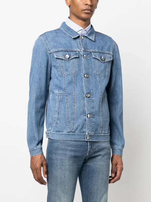 Brunello Cucinelli Four-pocket Denim Jacket - Blue
