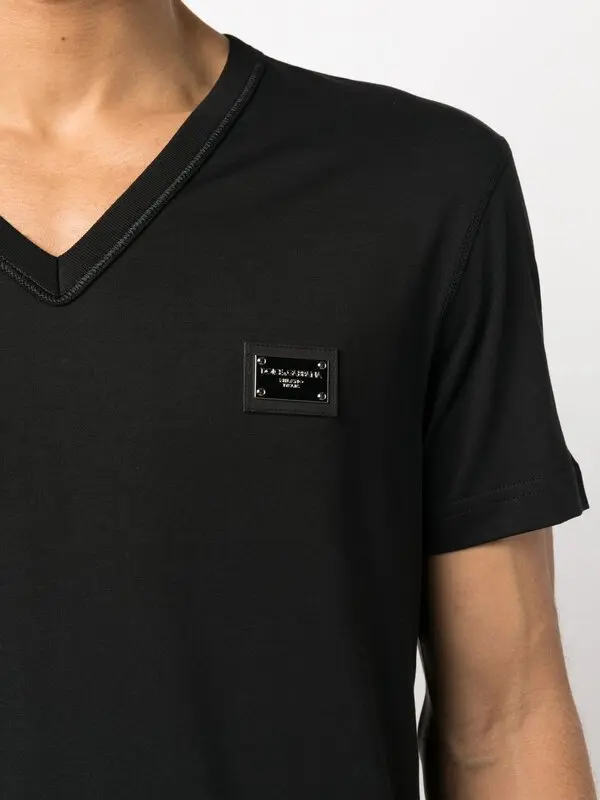 Dolce & Gabbana Dg Essentials V-neck T-shirt - Black