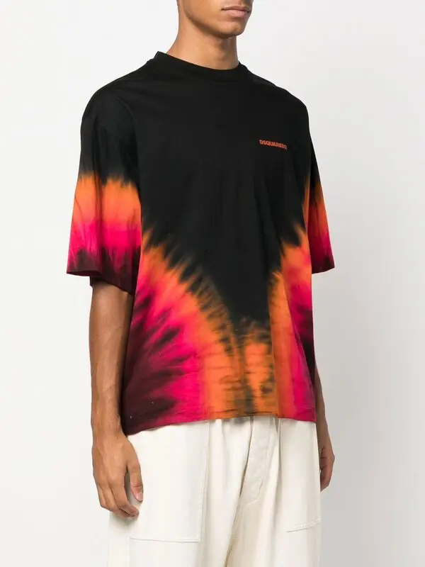 Dsquared2 Tie-dye Logo-print T-shirt
