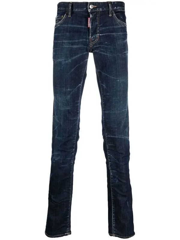 Dsquared2 Skinny-cut Jeans - Blue