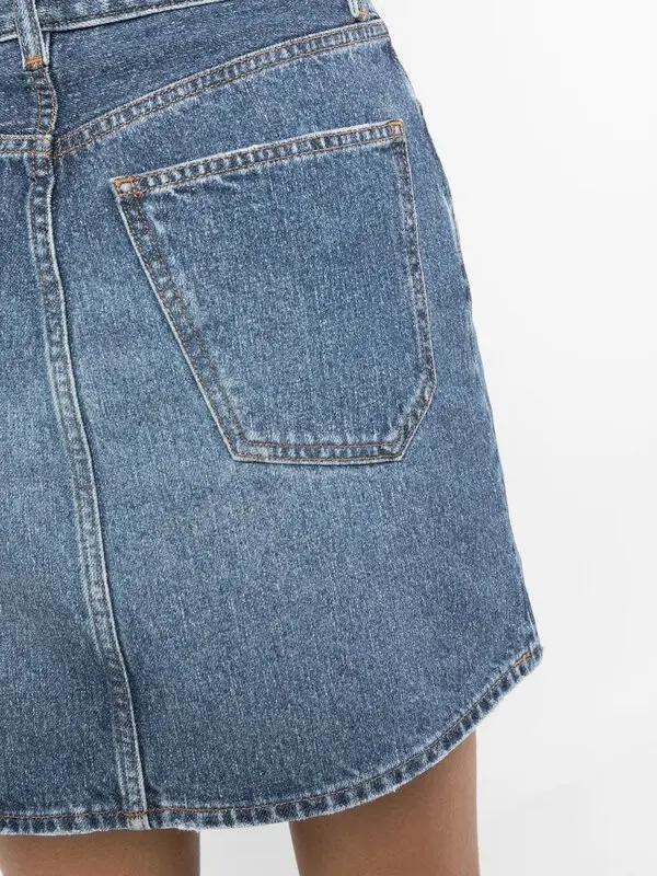 Chloé High-waist Denim Mini Skirt