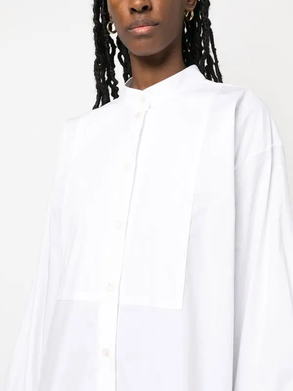 Acne Studios Collarless Shirt Dress