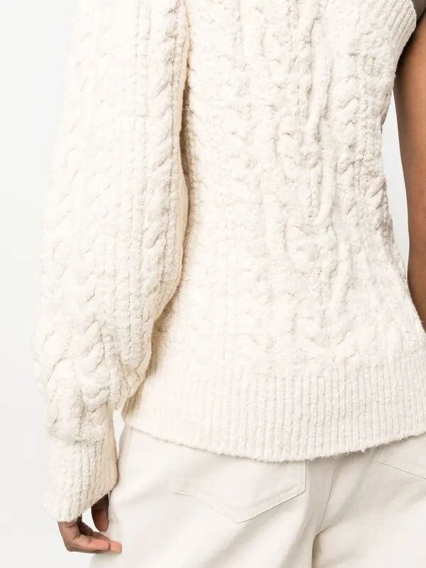 Isabel Marant Blaine Sweater - Neutrals