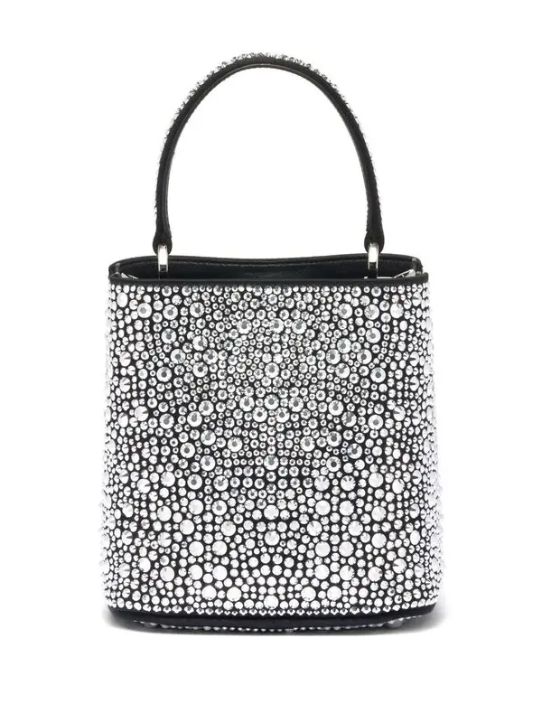 Prada Small Panier Crystal-embellished Tote Bag