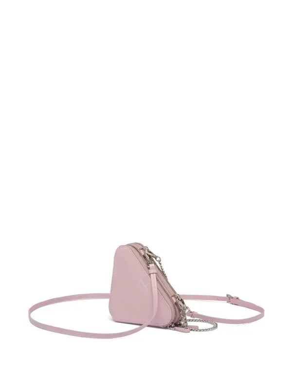 Prada Crystal-embellished Triangle Crossbody Bag