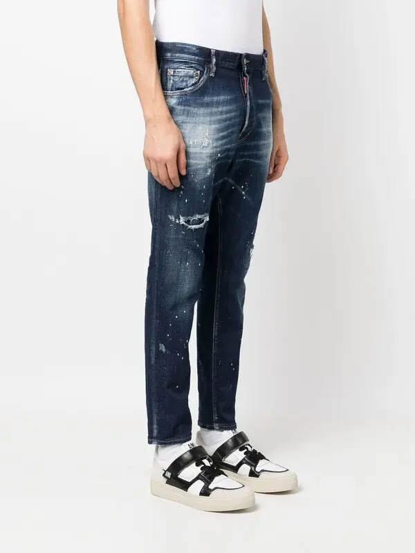 Dsquared2 Paint Splatter Skinny Jeans