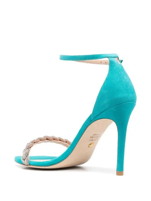 STUART WEITZMAN Sue 100mm Braided-strap Sandals