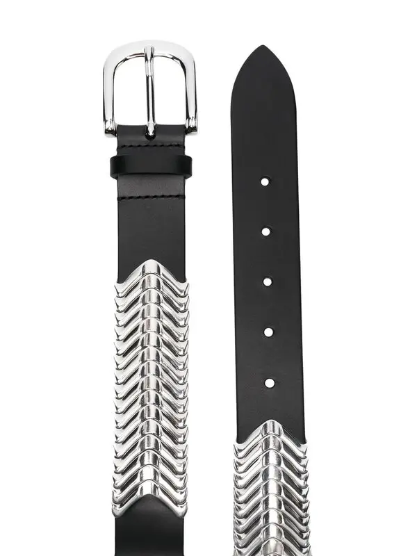 Isabel Marant Étoile Tehora Leather Belt - Black