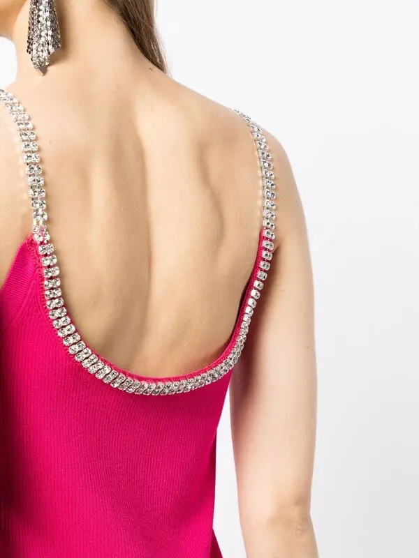 Rabanne Rhinestone-trim Mini Dress