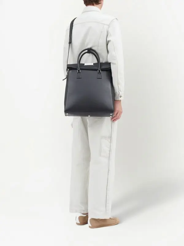 MAISON MARGIELA 5ac Leather Backpack - Black