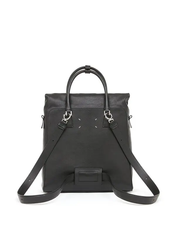 MAISON MARGIELA 5ac Leather Backpack - Black