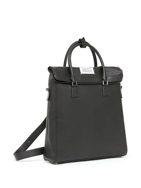 MAISON MARGIELA 5ac Leather Backpack - Black