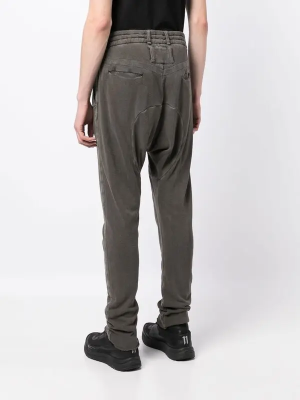 Masnada Drawstring-waist Drop-crotch Trousers