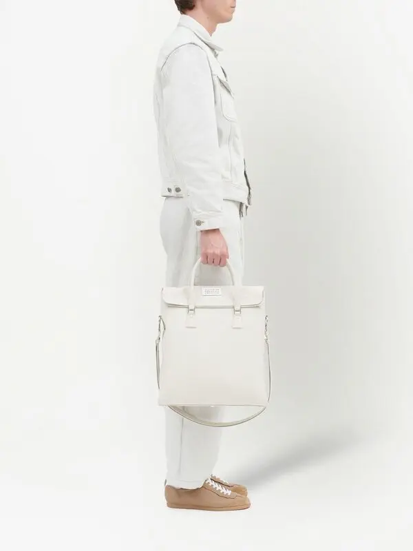 MAISON MARGIELA 5ac Leather Backpack - White