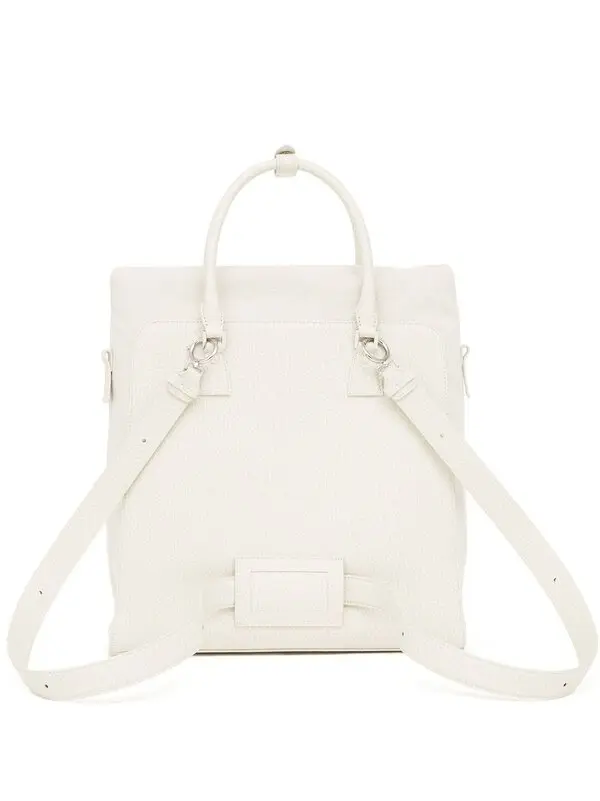MAISON MARGIELA 5ac Leather Backpack - White